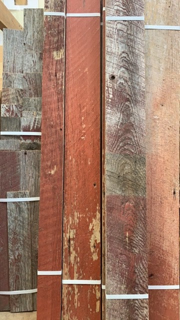 Barn Red 5 inch Reclaimed Wood Panels – RECwood™ Planks